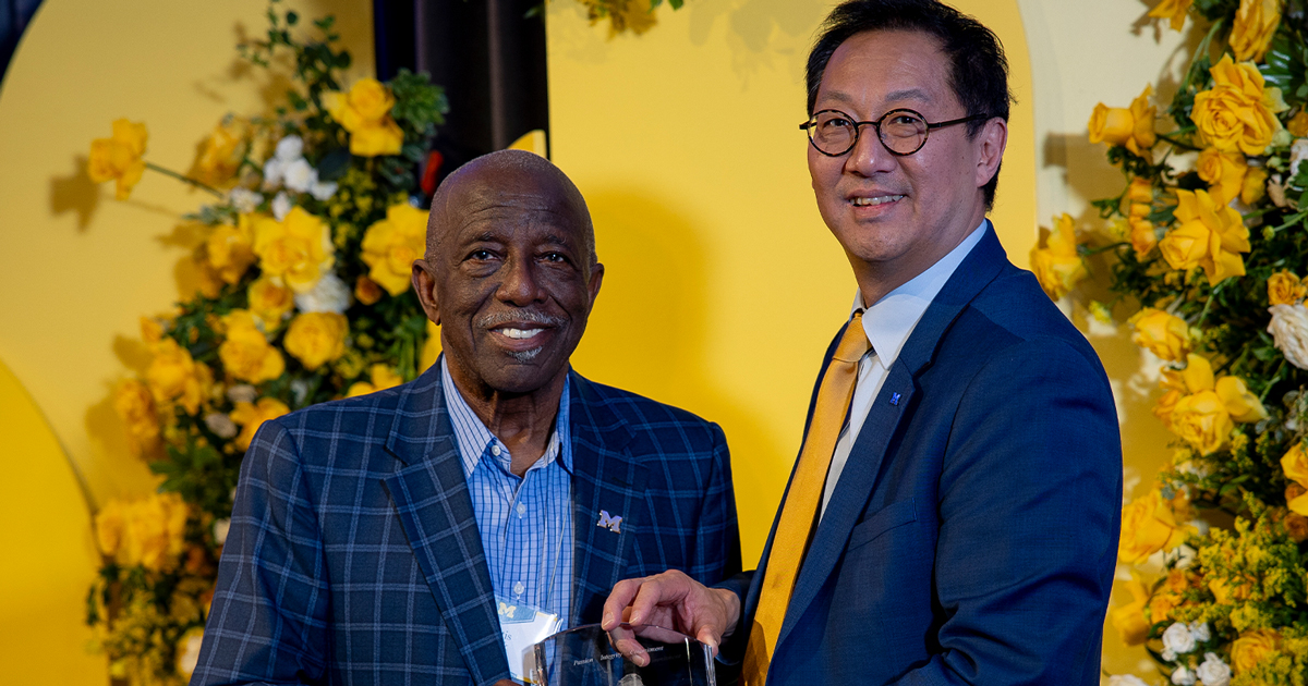 Curtis Mack, LLM ’73, Recognized with U-M Volunteer Leadership Award ...